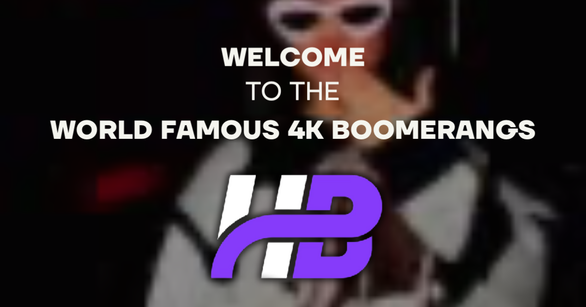 HOUSTON BOOMERANGS | World Famous 4K Boomerangs